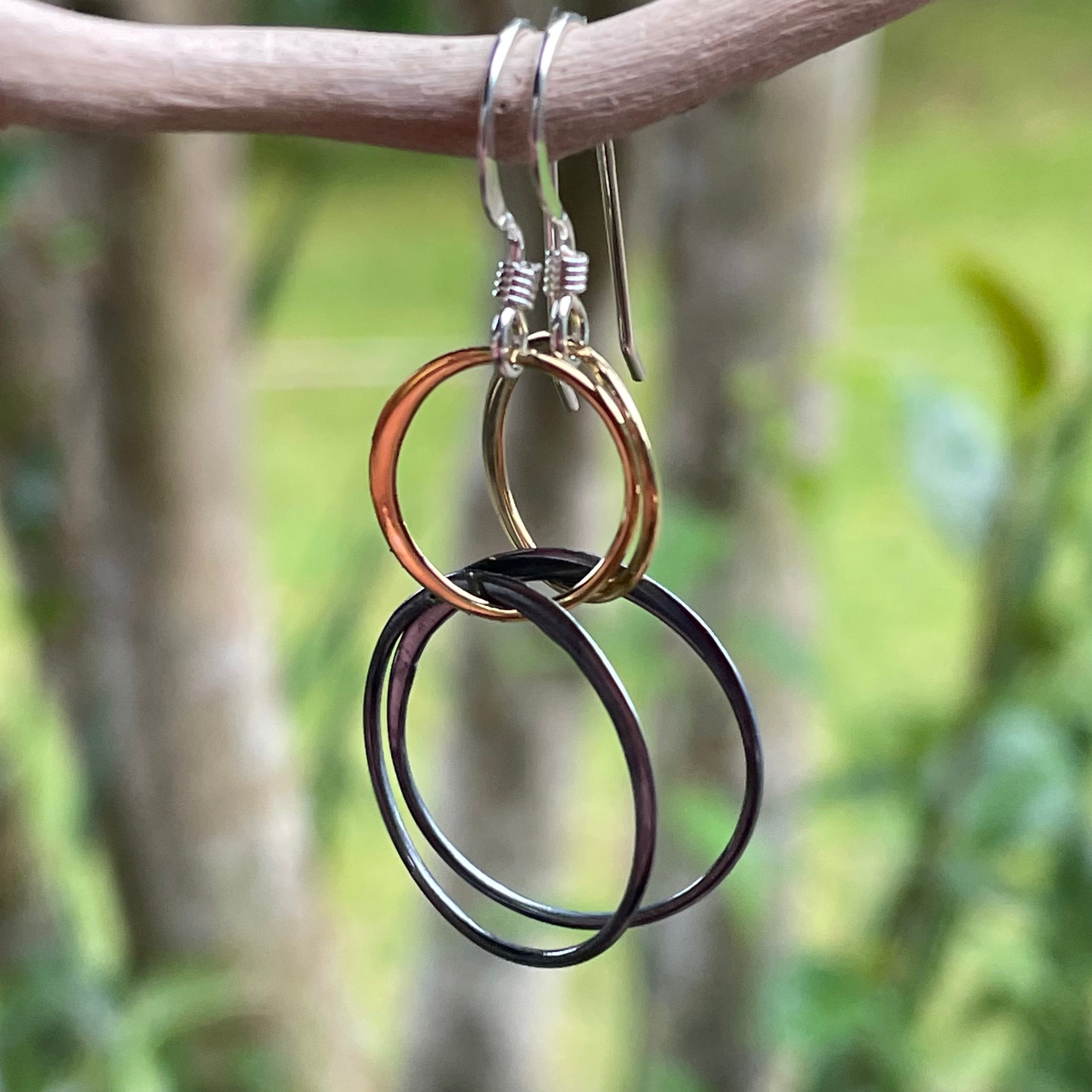 Two tier hoop earrings – Rowena Watson Jewellers